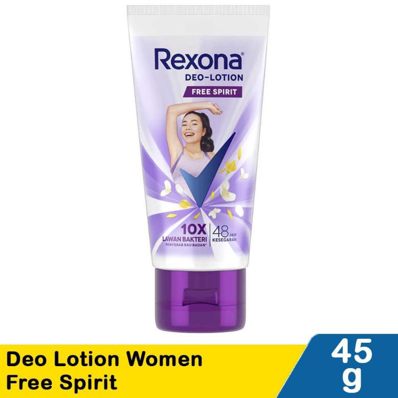 Jual REXONA Deo-Lotion Free Spirit botol 45gr | Shopee Indonesia