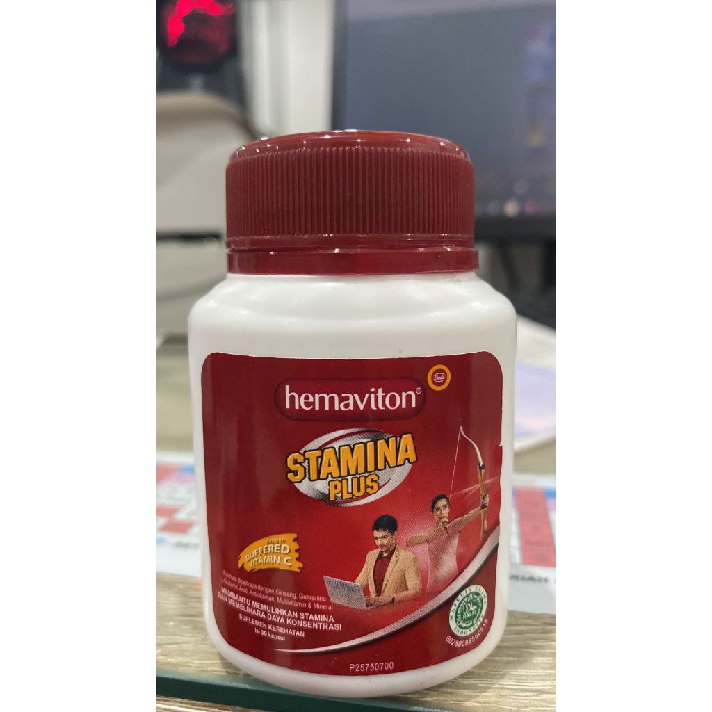 Jual Hemaviton Stamina Plus Multivitamin Botol isi 30 kapsul | Shopee ...