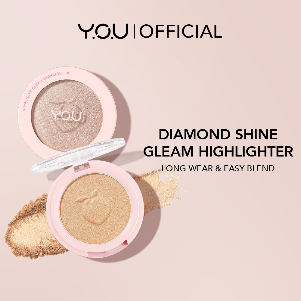 Jual YOU Simplicity Gleam Highlighter | Face Shimmer | Pigmented Smooth ...