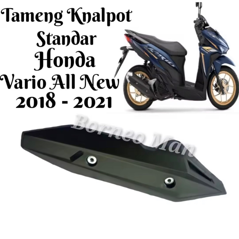 Jual K59 Cover Knalpot New Vario 125 150 LED Original Karbon Tameng Pelindung Tutup Knalpot ...