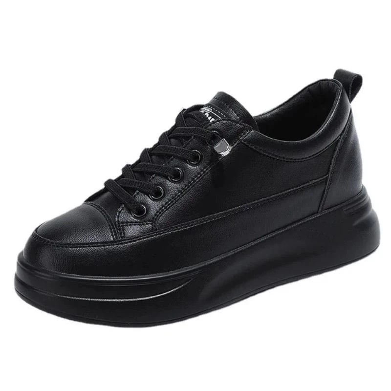Jual sepatu sneakers fashion hitam wanita sepatu sekolah wanita hitam ...