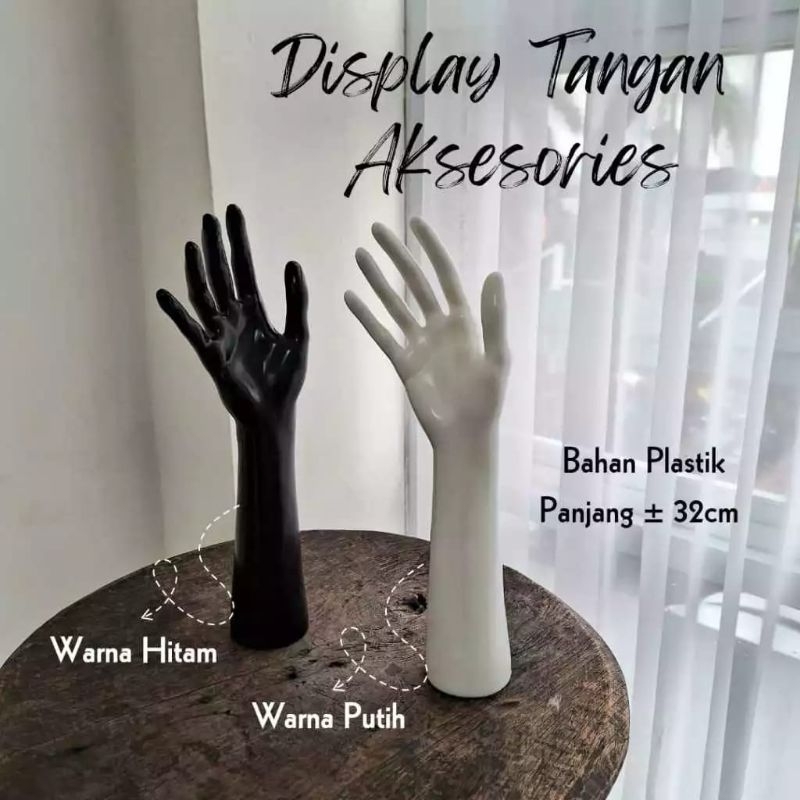 Jual Manekin Tangan Kanan Manekin Tempat Cincin Putih Hitam Patung ...