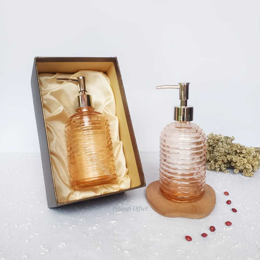 Jual BOTOL DISPENSER SABUN KACA KEMAS HARD BOX | TEMPAT SABUN CAIR ...