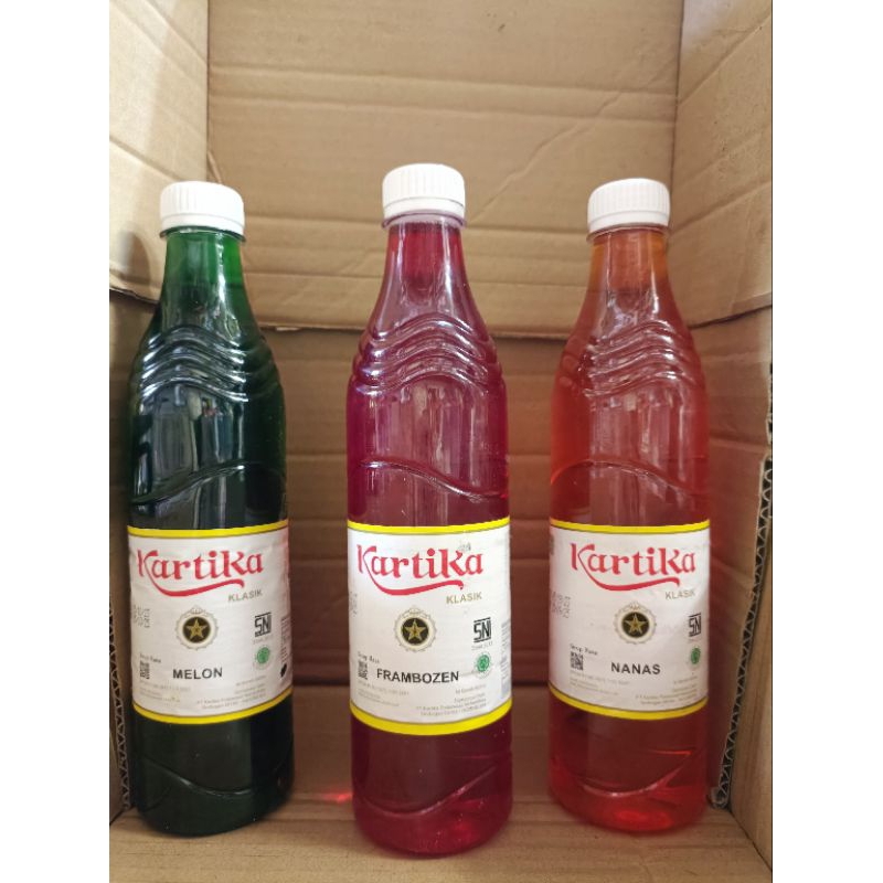 Jual SIRUP KARTIKA BOTOL PET KLASIK 620ML | Shopee Indonesia