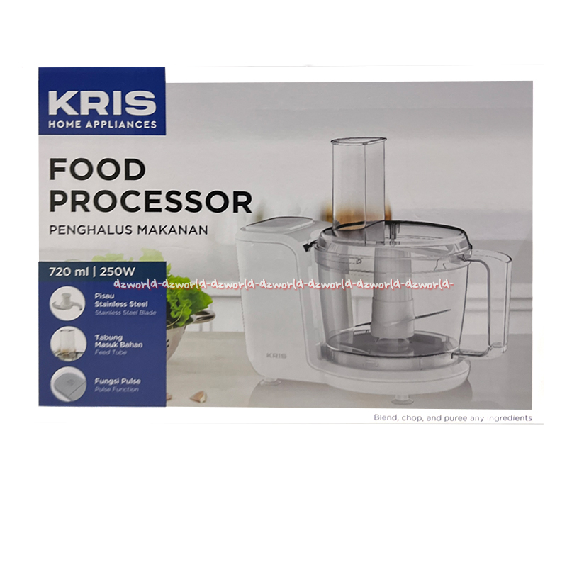 Jual Kris Food Processor 720ml Alat Penghalus Makanan Warna Putih Alat ...