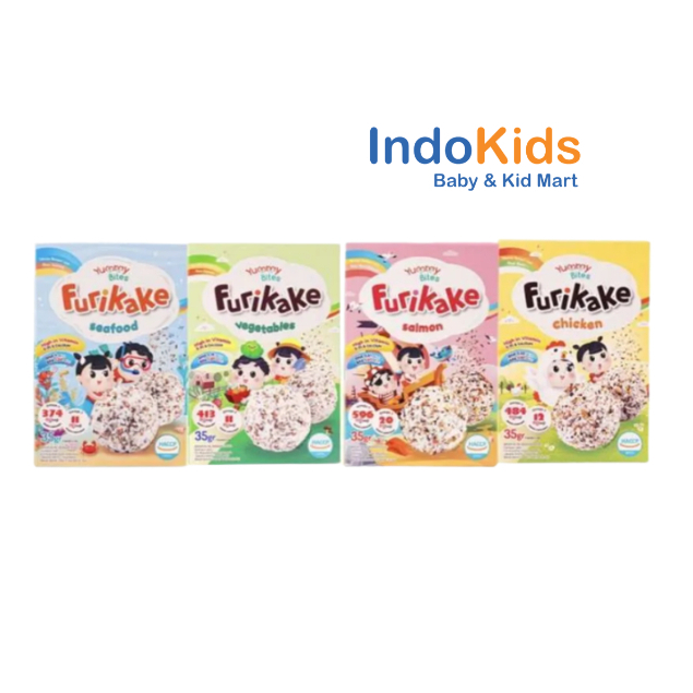 Jual Yummy Bites Furikake Organic Rice 35gr/ Beras Yummy Bites Mpasi ...