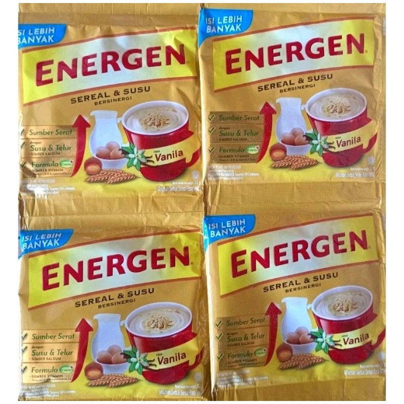 Jual Energen Vanilla, Coklat, Kurma, Champion, 1 renteng isi 10pcs ...