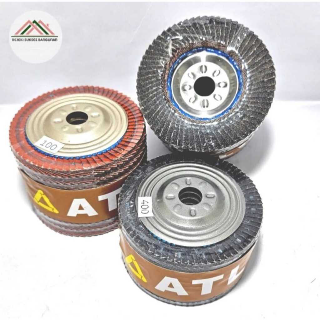 Jual GROSIR Flap Disc ATL / Amplas Susun nomor 150 180 240 400 ( ISI 10 ...