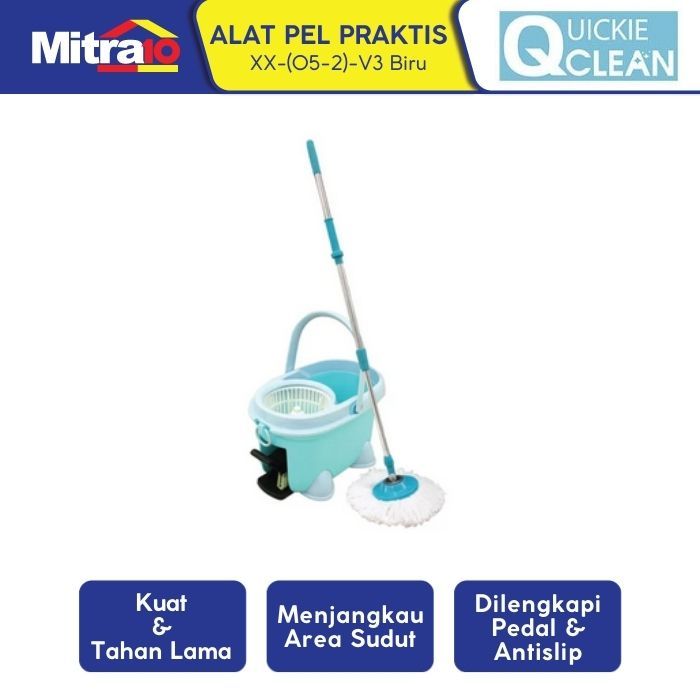 Jual Quickie Clean Mop Alat Pel XX-(05-2)-V3 New | Shopee Indonesia