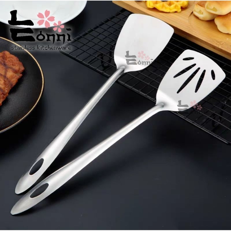 Jual EONNI - Spatula stainless mini codet besi anti karat telur dadar ...