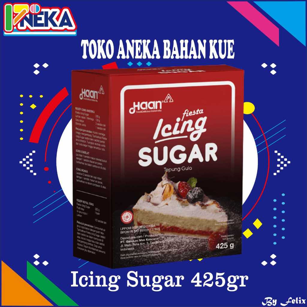 Jual Haan Icing Sugar Fiesta 1pcs 425gr | Shopee Indonesia