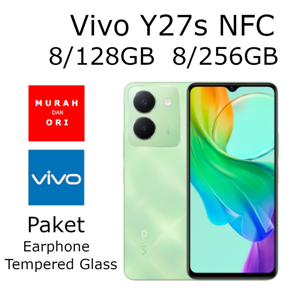 Jual Vivo Y27s NFC 4G 8/128GB 8/256GB | Shopee Indonesia