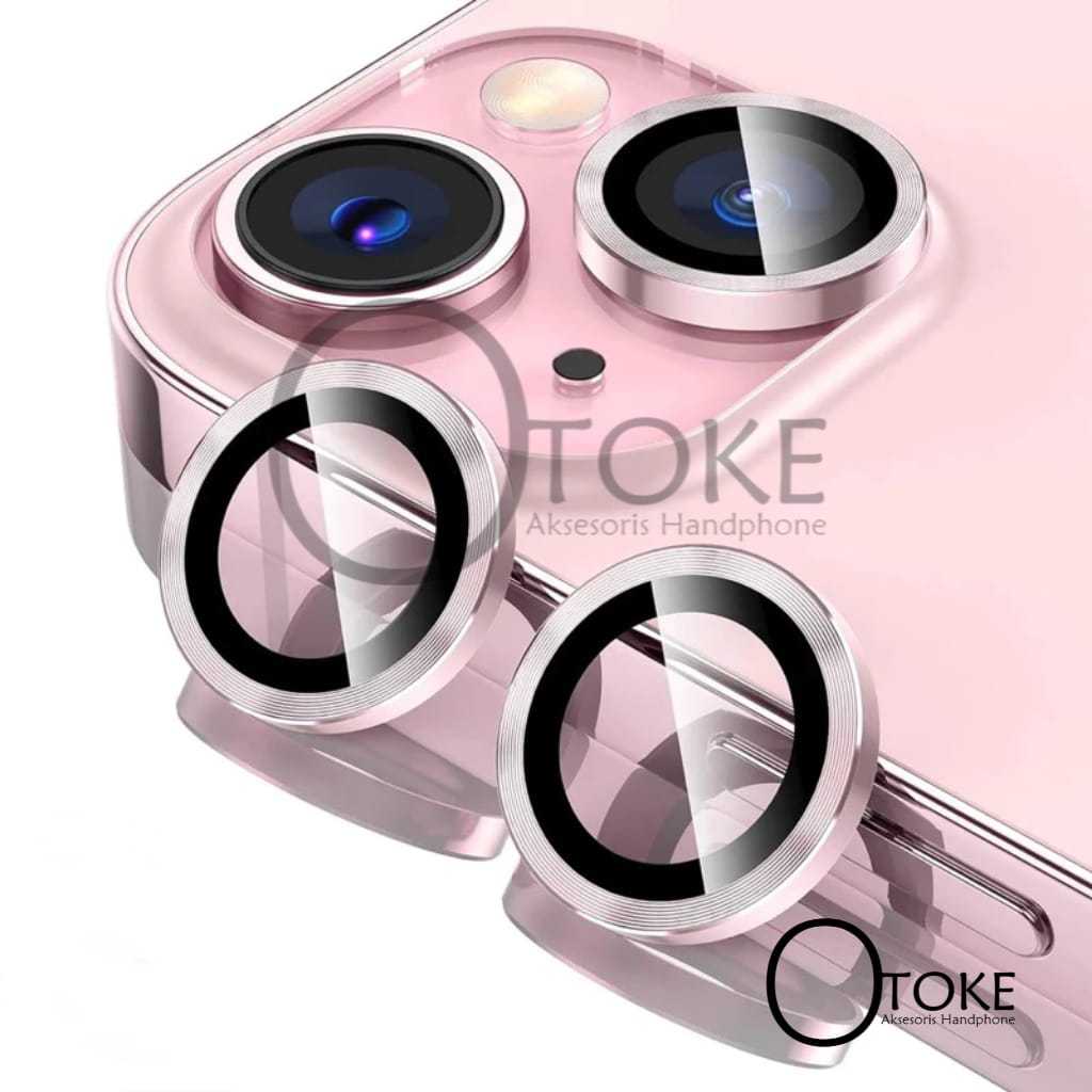 Jual OTOKE - One Set Lens Camera Protector Ring Metal Bling Colorful ...