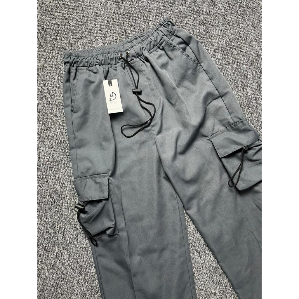 Jual ZAYIDA - Kiya Cargo Pants Wanita Highwaist Loose Korean Style Jumbo - Celana Kargo Wanita ...