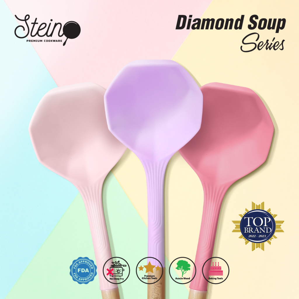 Jual Steincookware Stein Diamond Soup (Spatula Kuah Silicone) | Shopee ...