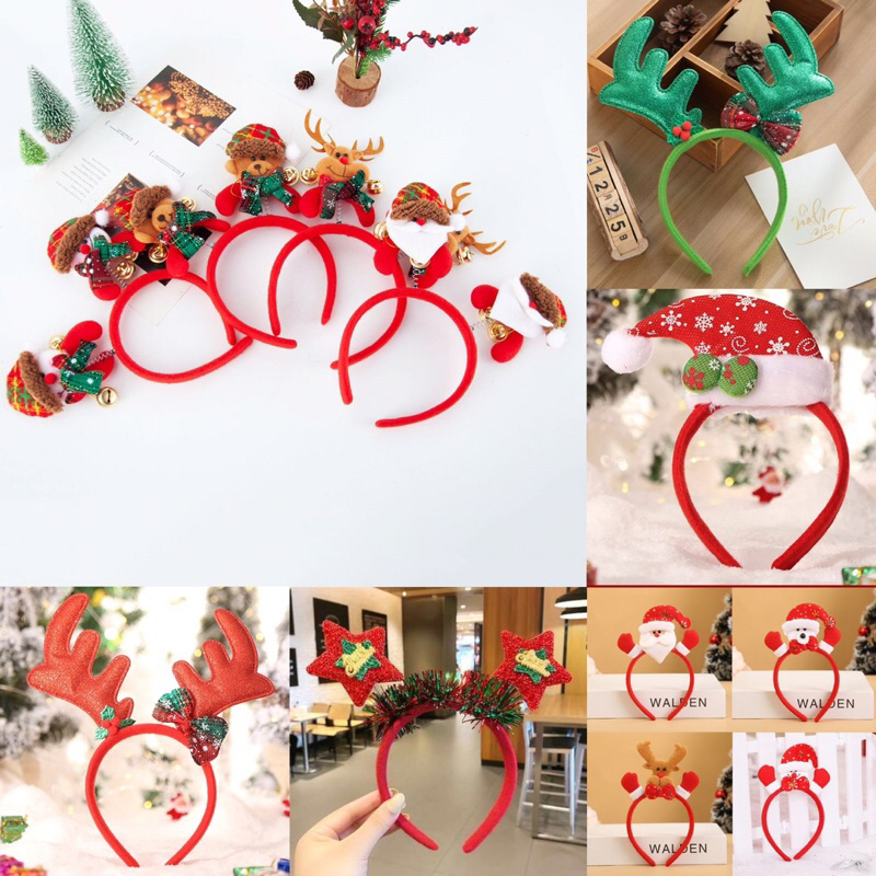 Jual Bando natal merry christmas + Bando natal + bando tanduk rusa ...