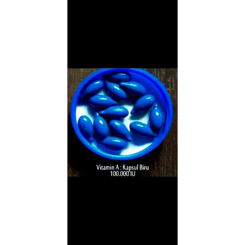 Jual VITAMIN A 100.000 IU BIRU ! HARGA PER PCS! | Shopee Indonesia