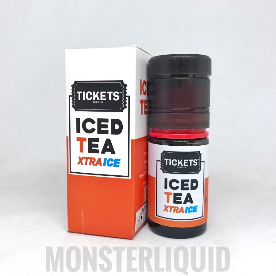 Jual TIKETS ICED TEA XTRA ICE BY EJM 25MG 35MG 30ML | Shopee Indonesia