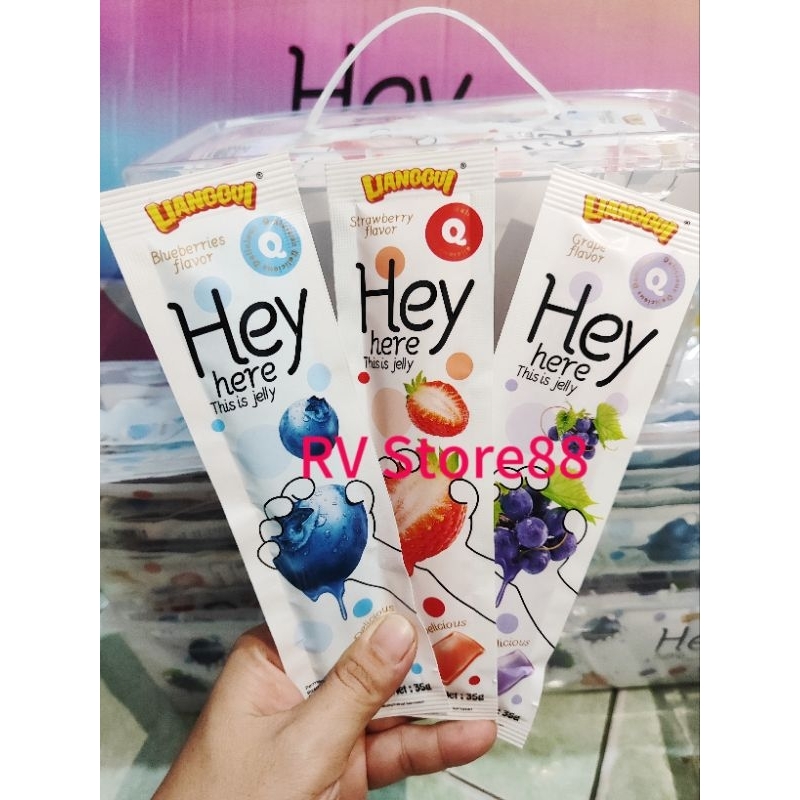 Jual hey jelly / permen jely isi 30 pc ada 3 rasa | Shopee Indonesia