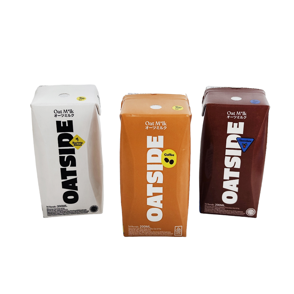 Jual OATSIDE Oat Milk UHT Straw - Netto 200ml | Shopee Indonesia