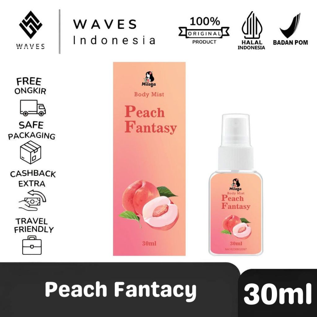 Jual Waves - BPOM PARFUM BODY MIST MILOFA 30ML PREMIUM / PARFUM BODY ...
