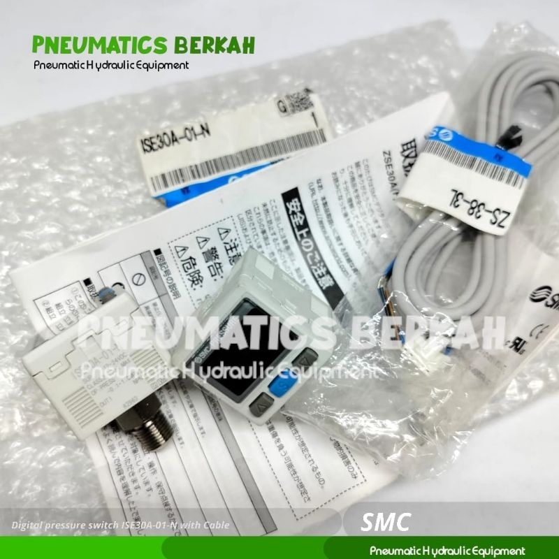 Jual Digital pressure switch SMC ISE30A-01-N with Cable | Shopee Indonesia