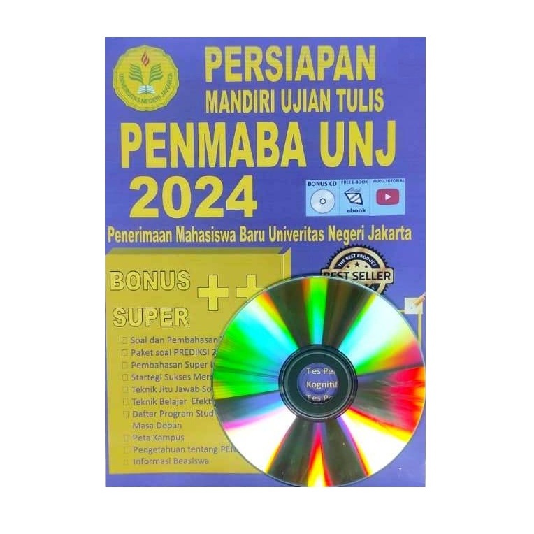 Jual Buku Persiapan dan Panduan PENMABA UNJ 2024 SOSHUM SAINTEK ...