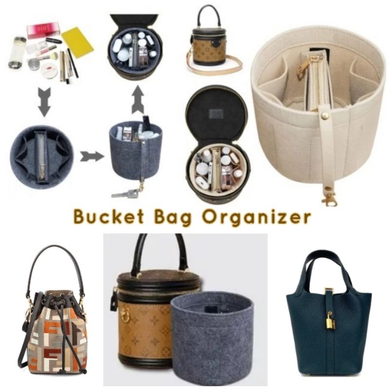 Jual Bucket Bag in Bag Organizer /Drawstring Dual in Bag/ Daleman Tas ...