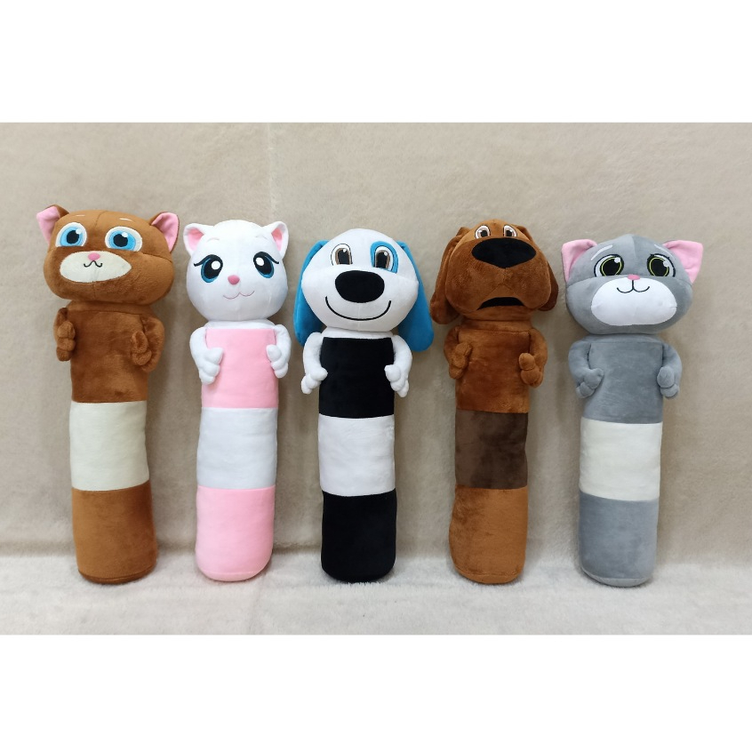 Jual Guling Boneka Kucing Talking Tom Hank Qinger Angela Ben | Shopee ...