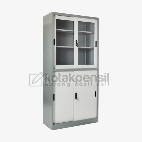 Jual Lemari Arsip IMPORTA SC-04 BT - Lemari Kombinasi Pintu Kaca & Besi ...