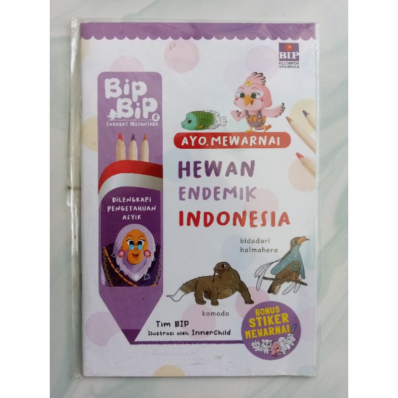 Jual Buku Ayo Mewarnai Hewan Endemik Indonesia | Shopee Indonesia