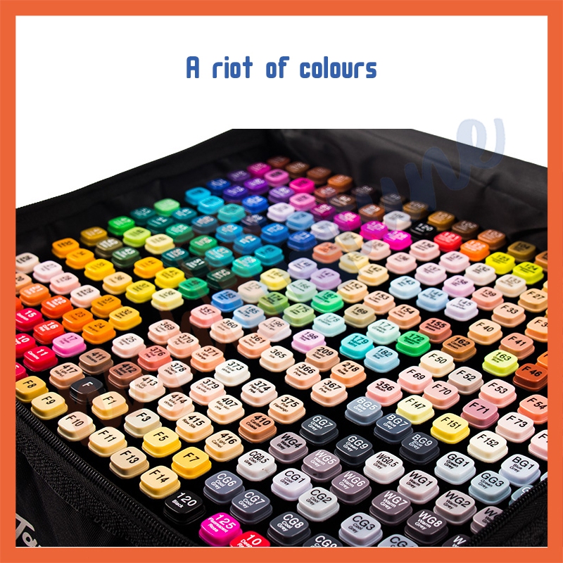 Jual Hightune Spidol Marker Spidol Sketsa Spidol Umum 24/60/80/100/120 ...