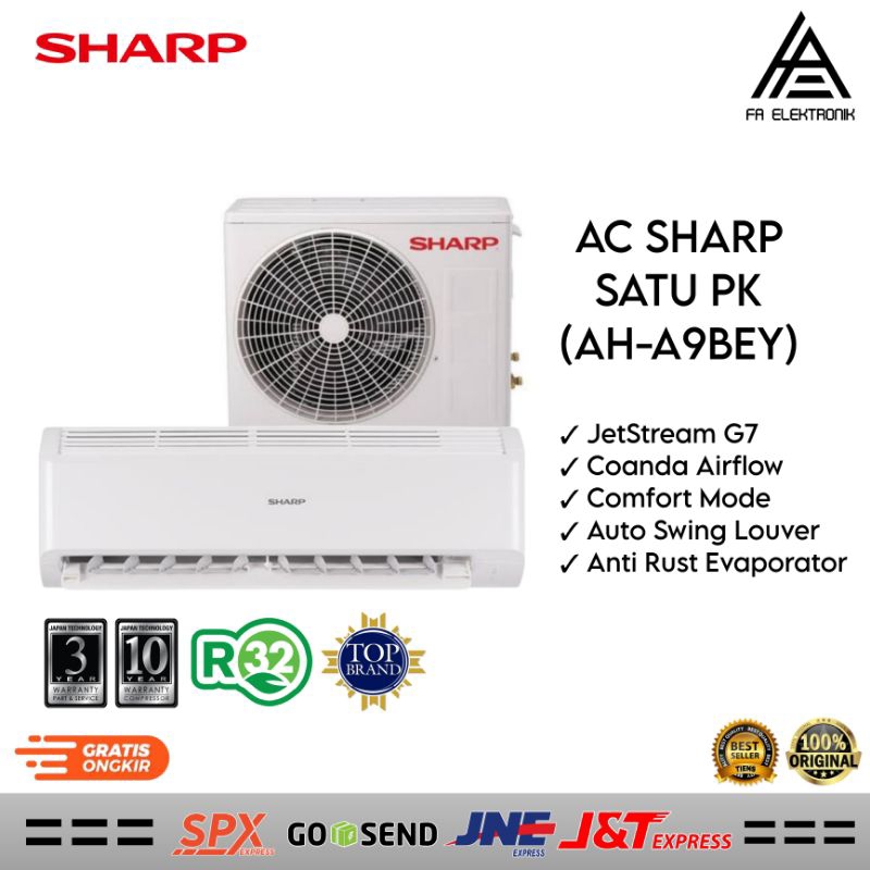 Jual AC SHARP 1 PK AH-A9BEY | Shopee Indonesia