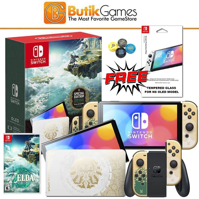 Jual Nintendo Switch OLED Console Zelda TOTK Tears Tear of the Kingdom ...
