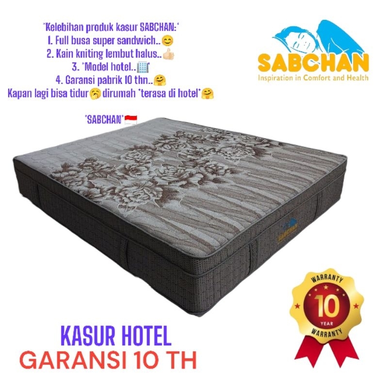 Jual Kasur Hotel Busa Dengan Cover Knitted Quilt Tebal 30cm | Shopee ...