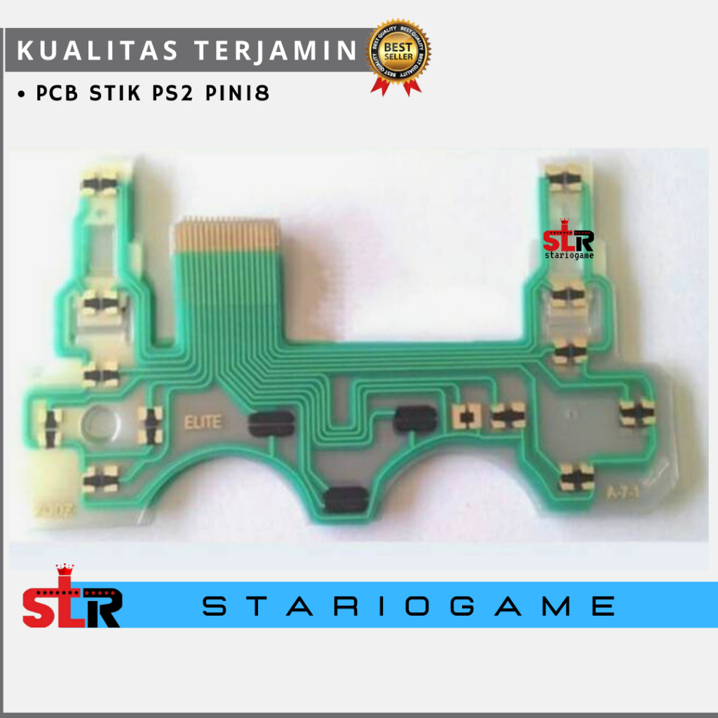 Jual 10 Pcb stik ps2 op pin 18 Pcb stick ps2 18 pin Mika plastik pcb ...