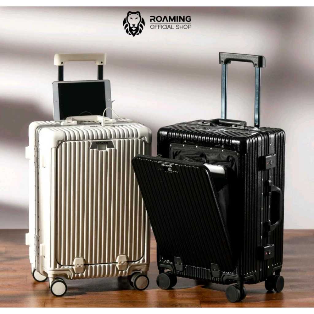 Jual ROAMING K002 Koper Laptop 20 Inch - 24 Inch USB Port Kabin Bagasi ...