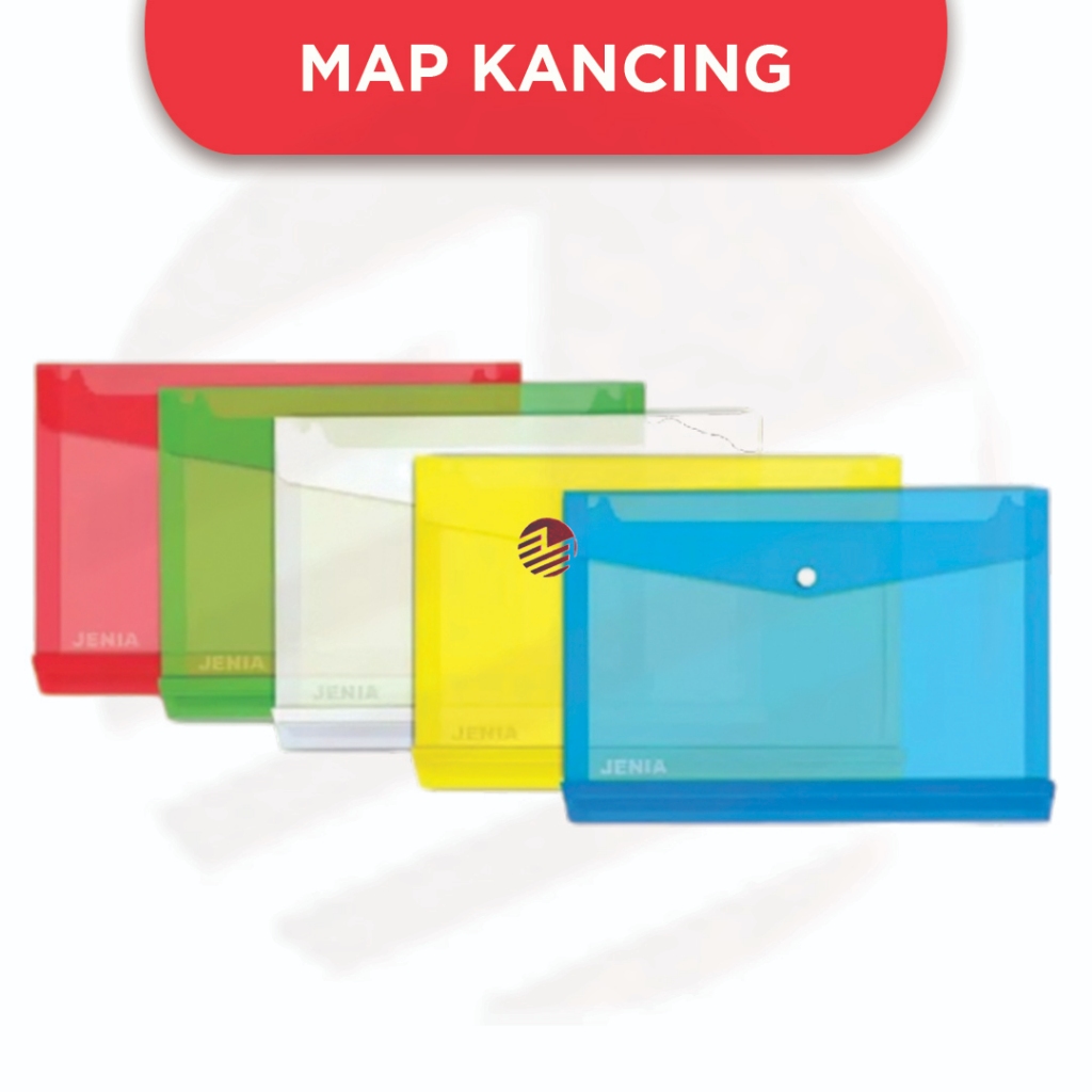 Jual Map Plastik Kancing F4 / Folio Transparant - JENIA | Shopee Indonesia