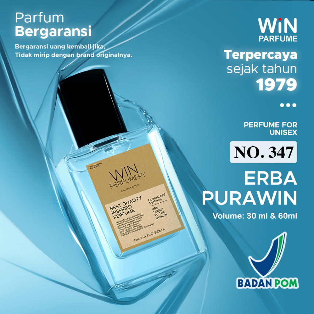 Jual [Win Parfume Bandung] NO 347 ERBA PURAwin | Shopee Indonesia