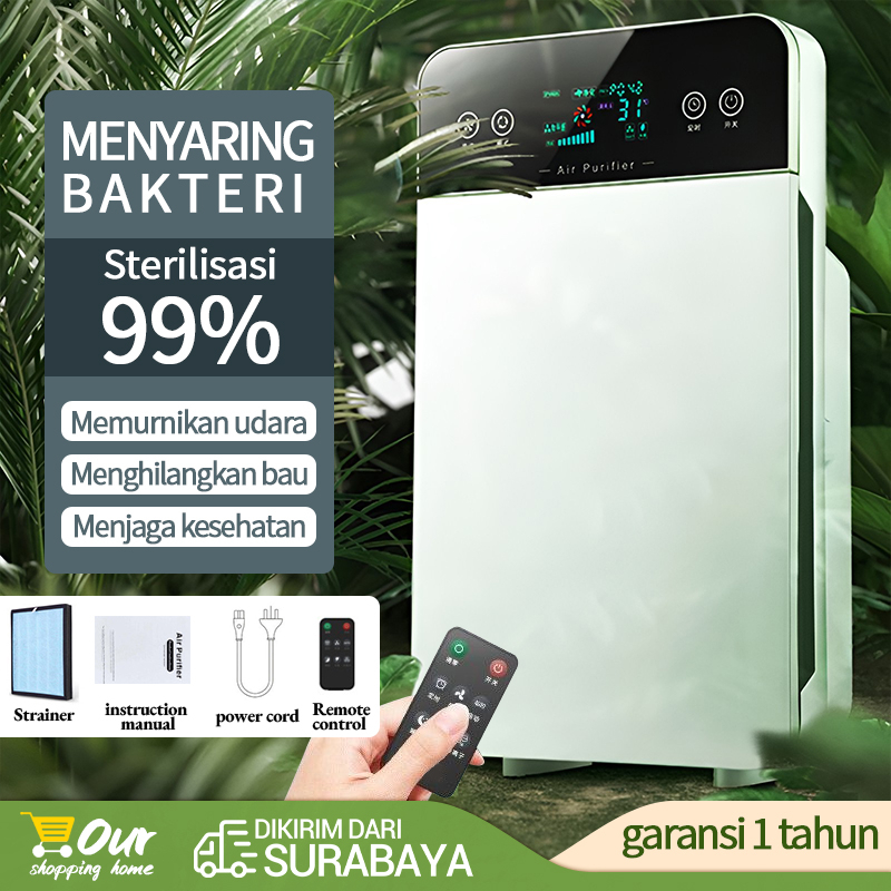 Jual Air Purifier Pembersih Udara HEPA Ruangan Rumah Smart Air Purifier ...
