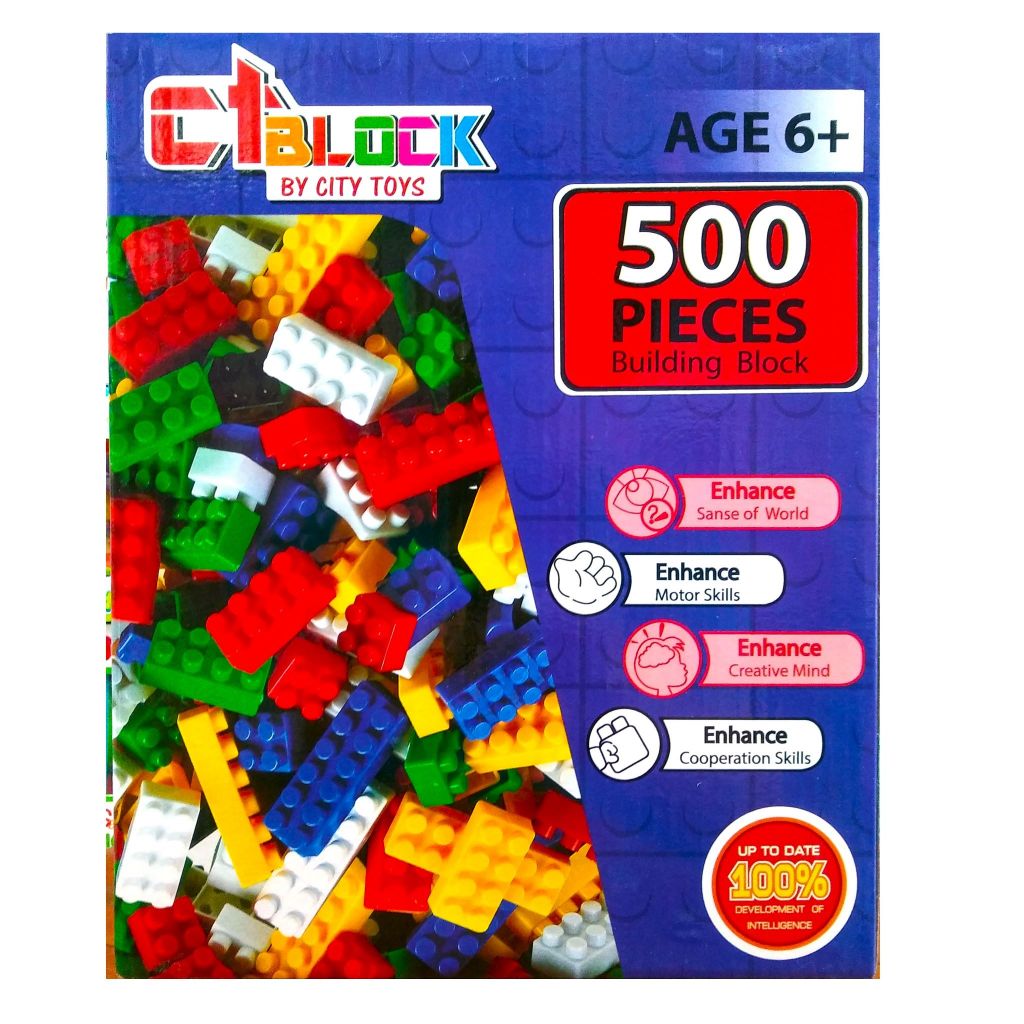 Jual MAINAN BLOCK ISI 500 PCS BLOK SUSUN BALOK BRICK KREATIF EDUKASI ...