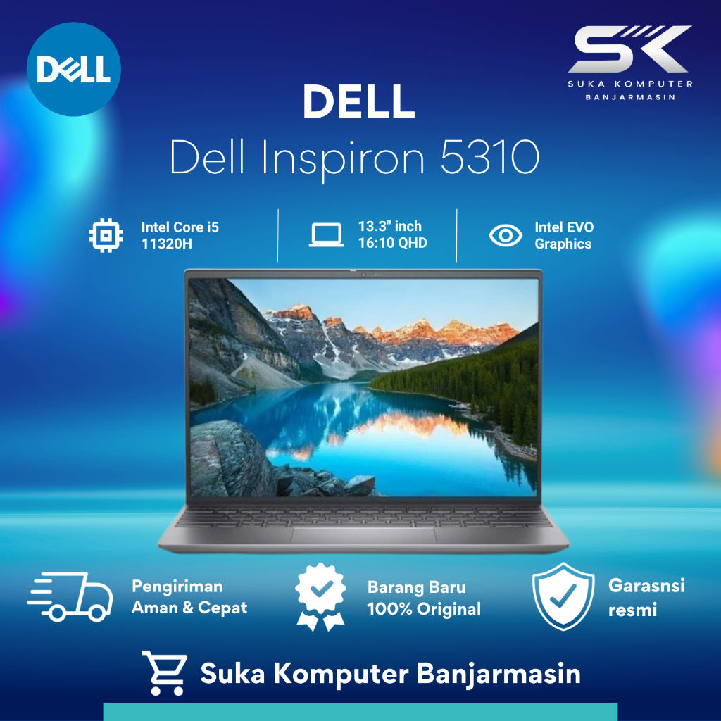 Jual Dell Inspiron 5310 Intel Core i5-11320H/8GB/512GB SSD/Intel EVO ...