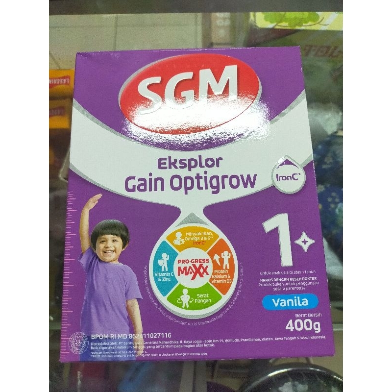 Jual SGM Eksplor Gain Optigrow 400G | Shopee Indonesia