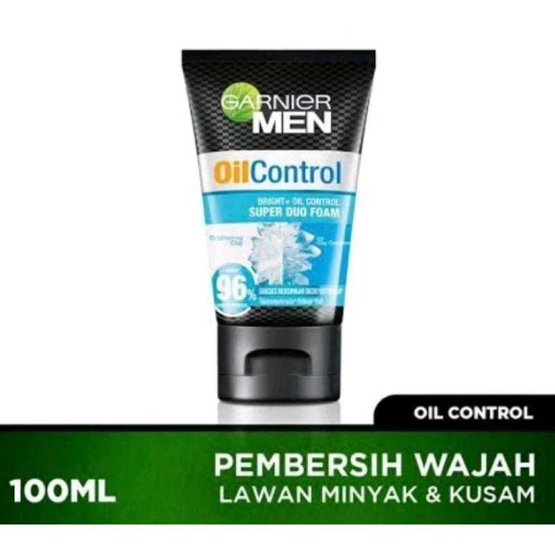 Jual Garnier Men Oil Control Bright + Oil Control Super Duo Foam Skin ...