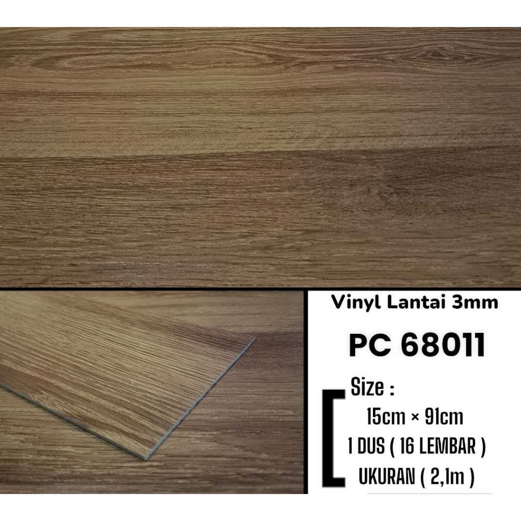 Jual Vinil Lantai Premium motif kayu/vinil lantai 3mm isi 2.1m / vinil ...