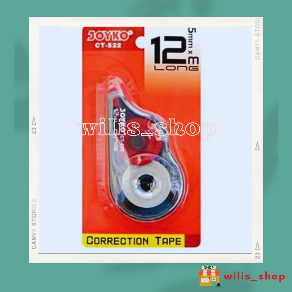 Jual Tip-Ex Roll Joyko 522 (12 meter) | Shopee Indonesia