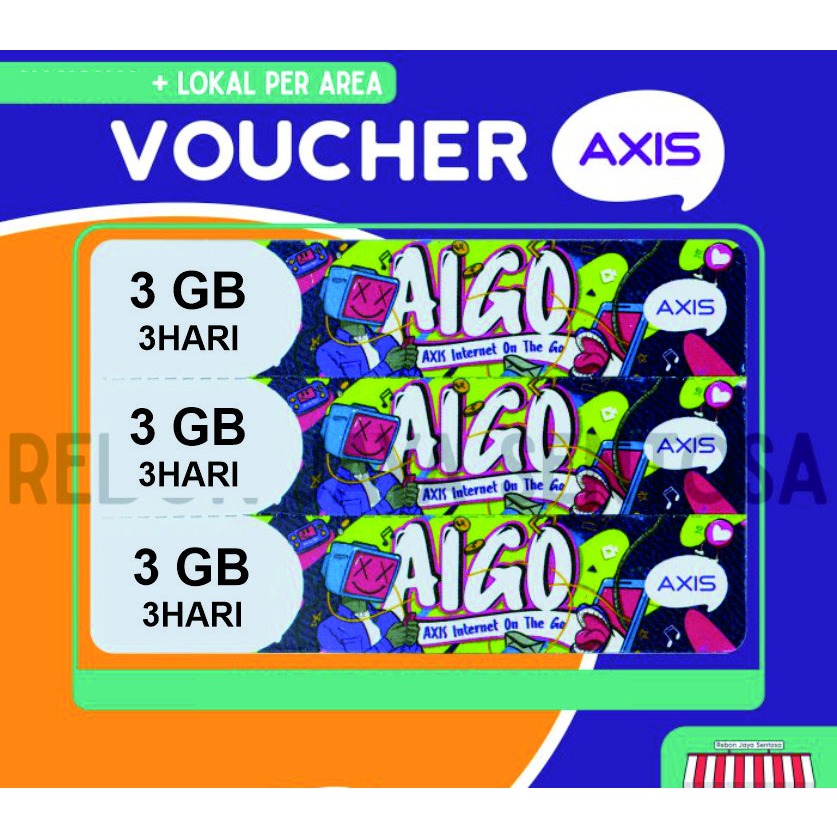 Jual Voucher Axis 3GB 3Hari | Shopee Indonesia