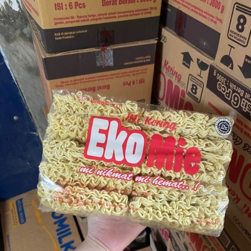 Jual Eko mie besar 600gr harga per karton isi 6 | Shopee Indonesia