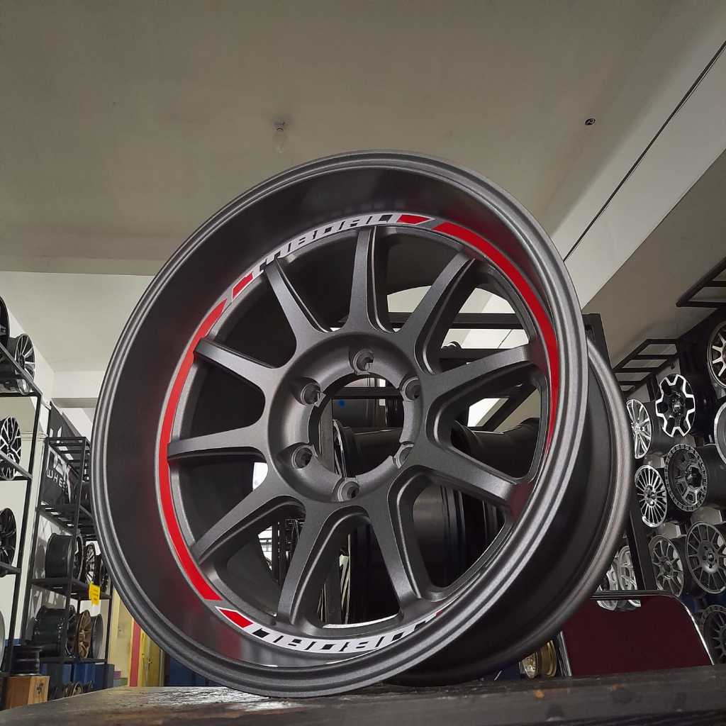Jual velg racing mobil HSR TOBOALI R18 lebar 9,5 et0 buat pajero hilux ...