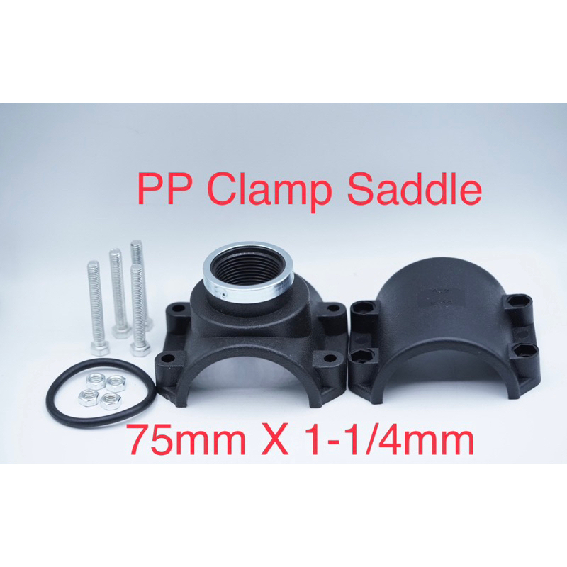 Jual Clamp Saddle PP Klem Sadle 75 mm x 1 1/4 inch 75mm x 1-1/4 ...